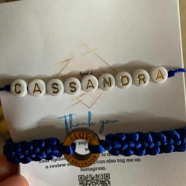 El Salvador Bracelet, Macrame Bracelet, Salvadorian Bracelet, Woman ...