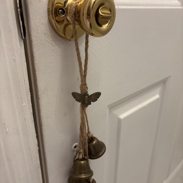 Hanging Bee Witch Bells for Doorknob, Celtic Door Bells, Door ...