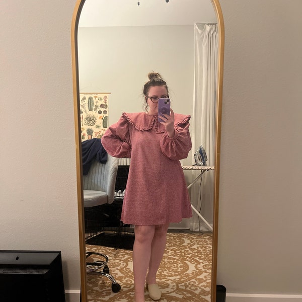 Kathy Dress Pattern|collar Dress Pattern| Mini Dress Pattern| PDF Sewing Pattern|women Dress ...