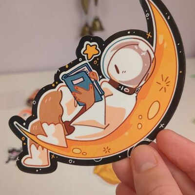 Cute Space Ghost Waterproof Sticker Set V5 - Etsy