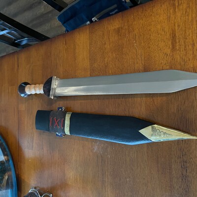 18 Inches Long Blade Sword-dragon Tooth Sword-d Guard Handle-full Tang ...