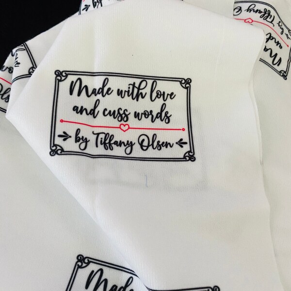 Sarcastic Quilt Labels Personalized for You on Cotton or Polyester in ...