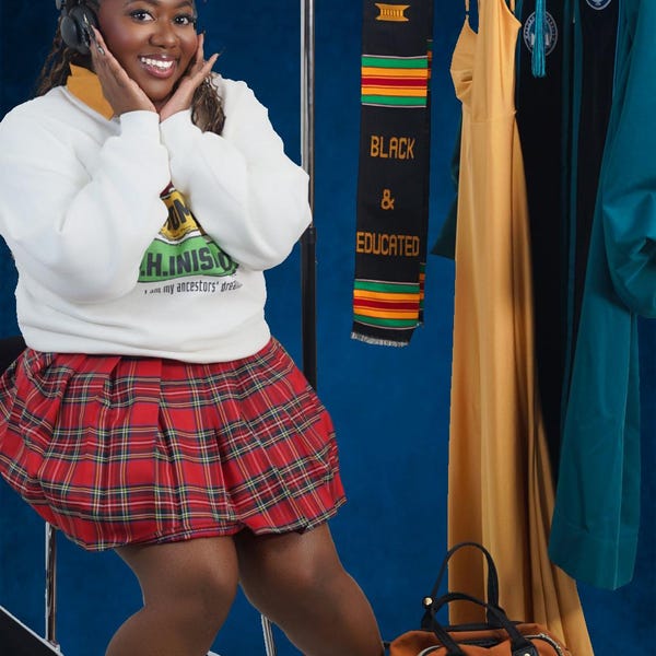 Black Excellence Graduation Kente Stole - Authentic African Stole ...