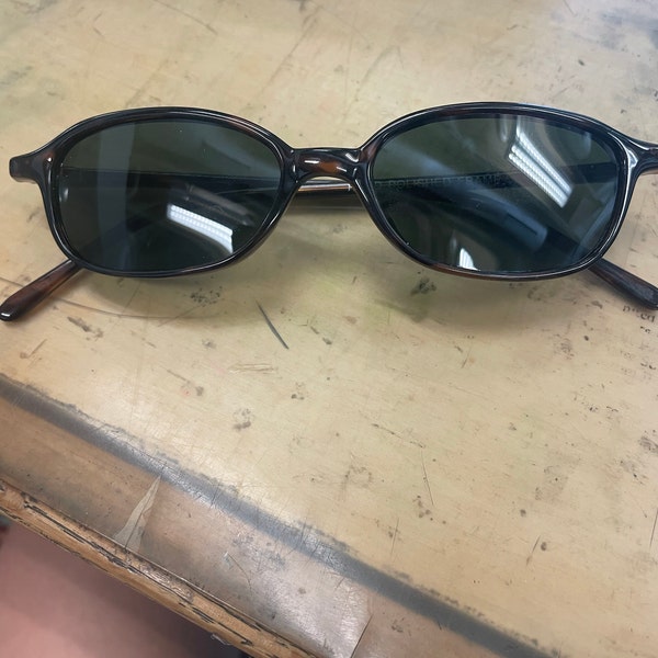 Authentic Vintage 90s Made Light Tint Blue Lens Framless Deadstock ...