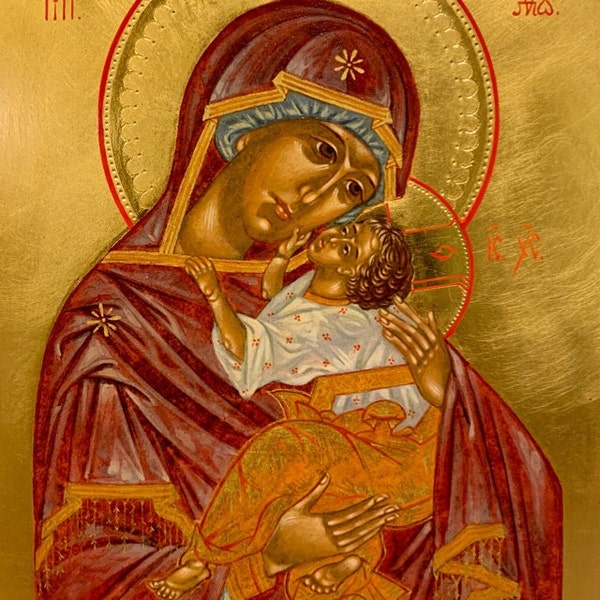 Saint Tabitha. Dorcas - Hand Painted Icon Christian Art - Etsy