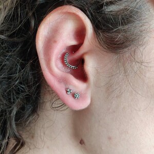 Tragus Stud Surgical Steel Tragus Ring Forward Helix | Etsy