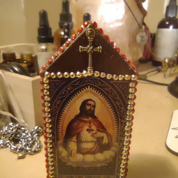 Hanging Shrine, Religious Diorama for the Holy Family, Catholic ...