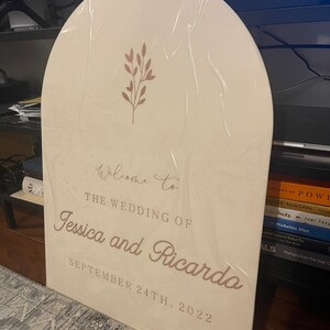 Wavy Rectangle Acrylic Blank Table Sign - Etsy