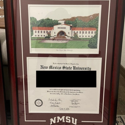 University Diploma Frame, College or High School Graduation Gift for ...