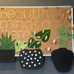 Be-leaf in Yourself Plant Theme Botanical Board Pre-made - Etsy