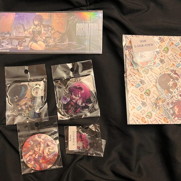 Honkai Star Rail 4" Mini Standee, Unique Design, HSR Acrylic Stand, HSR ...