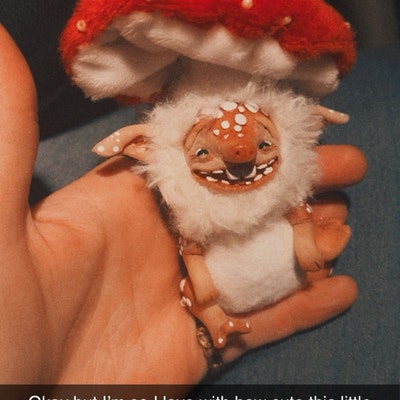 Goblin Frog Art Toy Doll Creatures Beasts Fantasy Forest Ooak Fairy ...