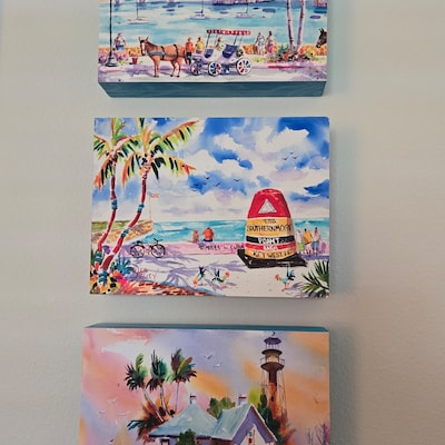 Venice Beach Florida, Florida Art, Tropical Art Print, Ellen Negley ...