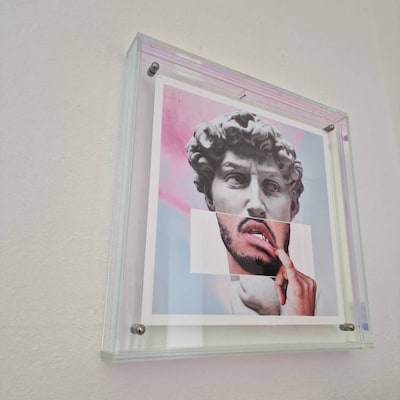 Acrylic Mini Photo Frame, Colorful Transparent Display, Creative Small ...