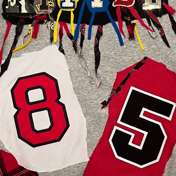 3" Numbers College Varsity Letterman Embroidered Iron on Patch Varsity ...