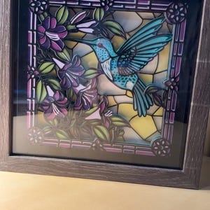3d Carolina Wren Shadow Box Svg, Bird Shadow Box Svg, Wren Svg, 3d ...