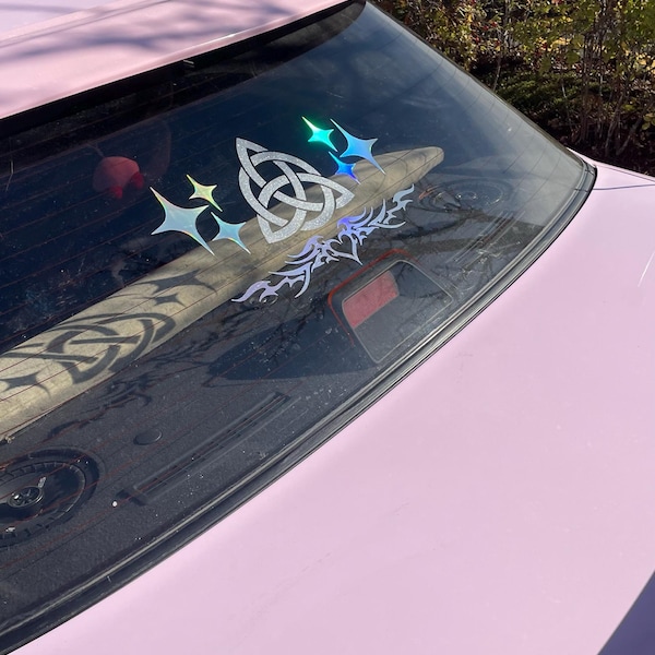 Bumper Sticker / Car Tramp Stamp / Y2K / Heart / Wings / Gothic / Vinyl ...