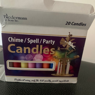 Party Chime Candles Set 10 Colors, 2 Pc Each 20 Candles Candle , - Etsy