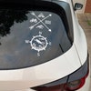 Scuba Diver Compass Decal. Scuba Diver Car Decal. Apply to Car Windows ...