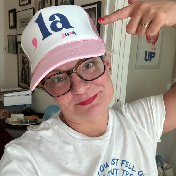 WOMEN VOTE KAMALA Harris 2024 Trucker Hat Raising Money for Volunteers ...