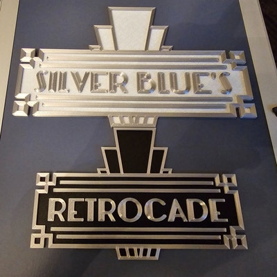 Custom Art Deco Sign Decor Home Art Deco 3D Printed Decoration Interior ...