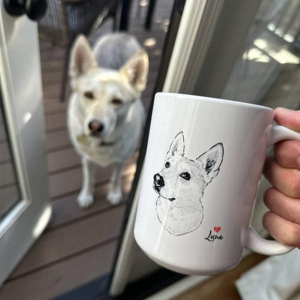 Custom Dog Mug, Dog Lover Gift, Pet Memorial, Dog Memorial Gift, Pet ...