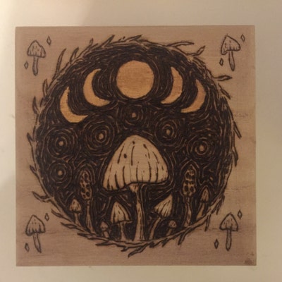 Fairy Tale Cottage Fairy Cottage Pyrography Folk Art - Etsy