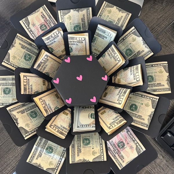 Surprise Reveal Custom Photo Album Gift Box Kit - Pop up Photo Box ...