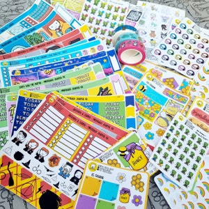 Mini Bobs Facetime Stickers, Cute Kawaii Character Stickers, Multi ...