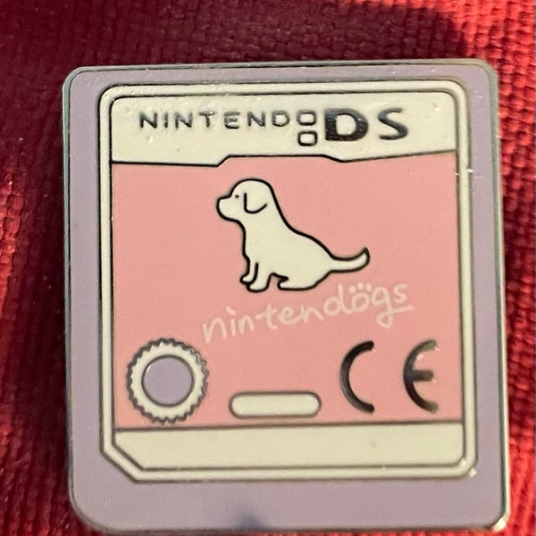 Nintendogs Game Cartridge Inspired Hard Enamel Lapel Pin Badge - Etsy