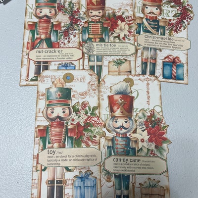 Watercolor Nutcracker Clipart for Vintage Christmas Greeting Cards ...