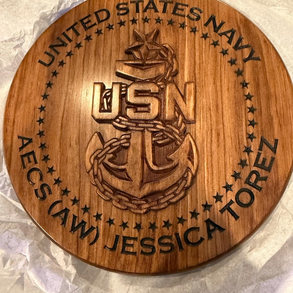 US Navy Chief Petty Officer Plaques - Chief Petty Officer Promotion ...
