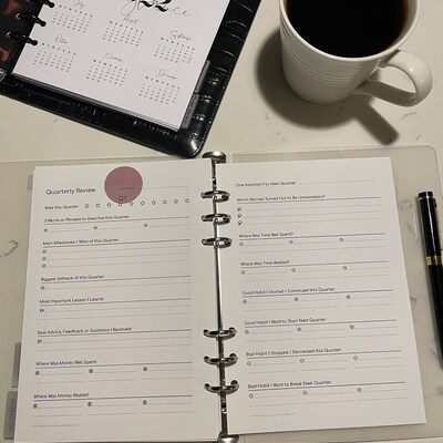 Weekly Review, Weekly Reflection Gratitude Journal Growth Mindset Self ...