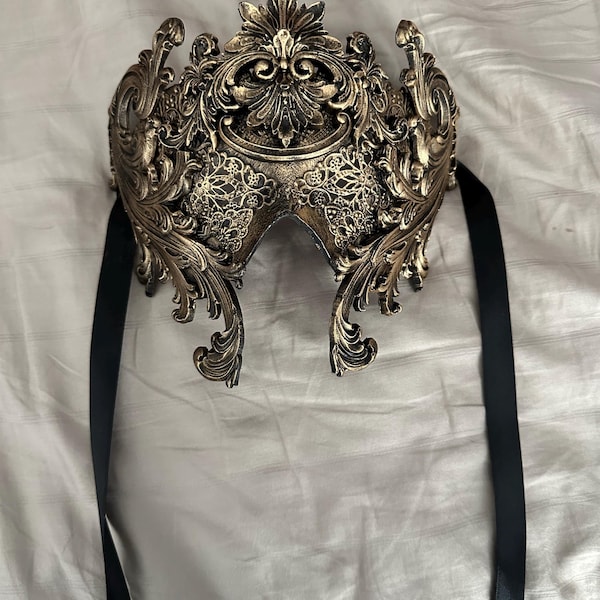 Skeleton Gothic Mask, Dark Fantasy Costume, Halloween Mask, Dark ...