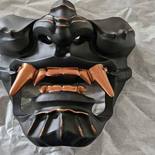 Oni Mask Katana Wall Mount - Etsy
