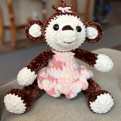 Crochet Pattern Monkey Amigurumi Monkey Pattern PDF Tutorial Stuffed ...