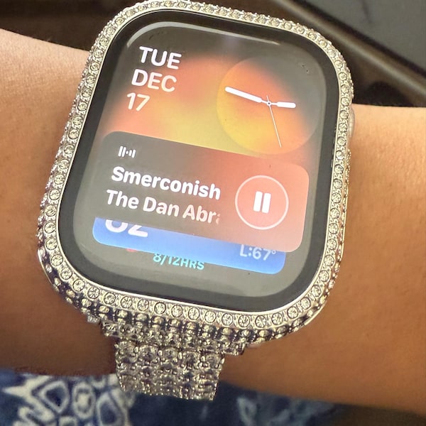 Ultra Apple Watch Band 49mm Rose Gold Pave Swarovski Crystals & or ...