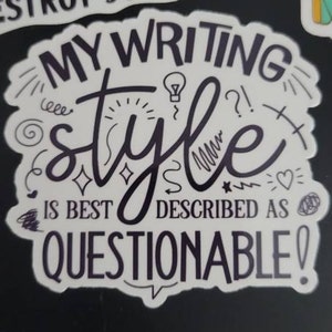 I Heart Editors Quote Sticker Gift for Editors, Writers and Authors - Etsy
