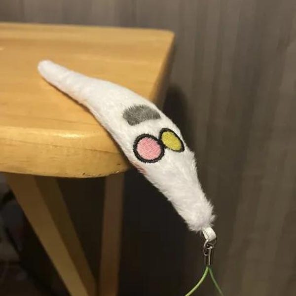 Spamton Deltarune Worm on A String Keychain and Bracelet - Etsy