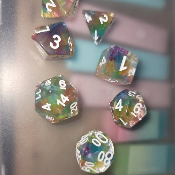 Bard Song Dnd Dice Set for Dungeons and Dragons | D20 TTRPG Polyhedral ...