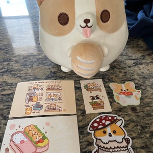 Corgi Bread Baker Plush - Etsy