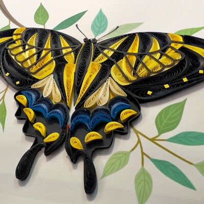 Butterfly Quilling Greeting Card, Handmade Greeting Card, Quilling ...