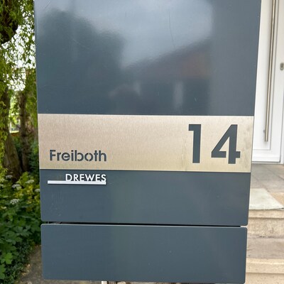 Personalized Name Plate for Mailbox Family Name Door Sign Family Name ...