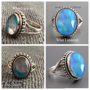 Genuine Moonstone Ring, Moonstone Silver Ring, Handmade Moonstone Ring ...