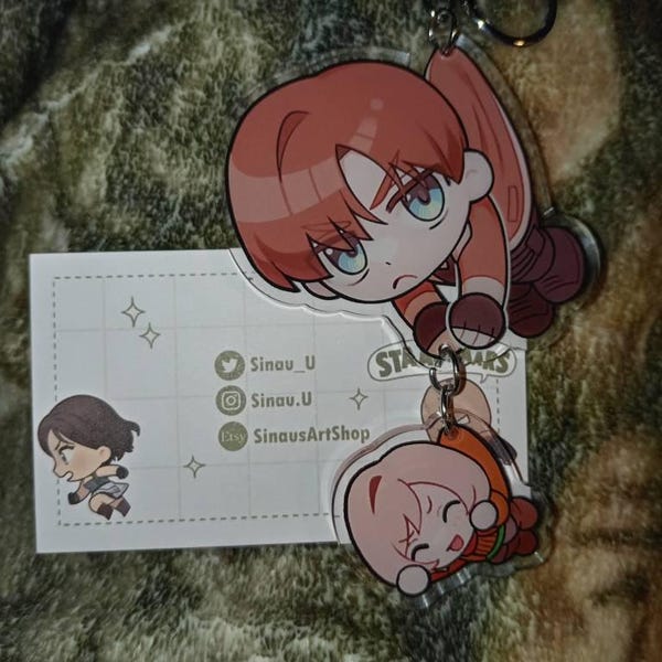Resident Evil 4 Keychain - Leon Kennedy, Ashley Graham, Ada Wong, Luis ...
