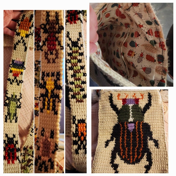 Scarab Beetle Crochet Bag Pattern - Etsy