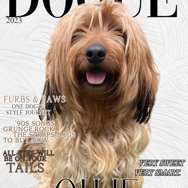 Personalized Dog Prints | Magazine Covers | Pet Portraits | Custom Pet ...