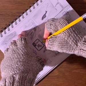 Knitting Pattern PDF Trigger Finger Mittens for Men and Women - Etsy