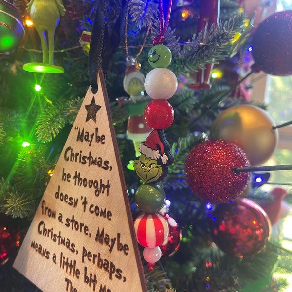 Grinch Wreath, Grinch Theme Wreath, Christmas Grinch, Green Monster ...