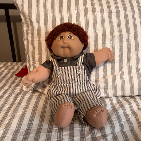 Two Piece Cotton Shirt and Overalls for Cabbage Patch Boy or Girl - Etsy